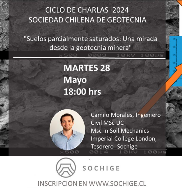 Charla: «Suelos parcialmente saturados: Una mirada desde la geotecnia ...
